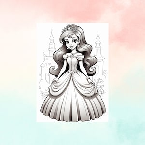 Princess Coloring Pages,superhero Coloring Sheets, Printable Princess ...