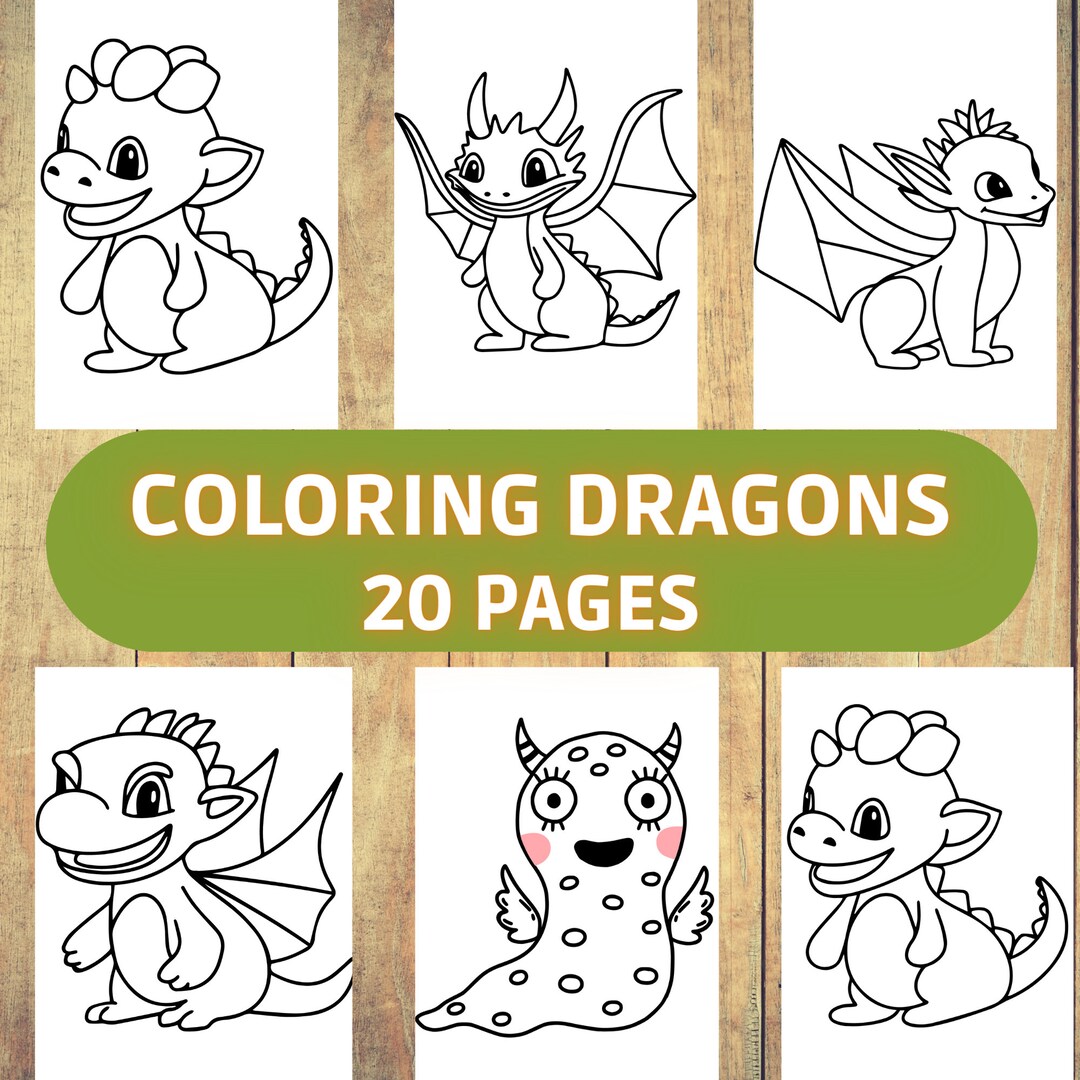 Dragons Coloring, Cute Dragons, Coloring Book, Animals Coloring Pages ...