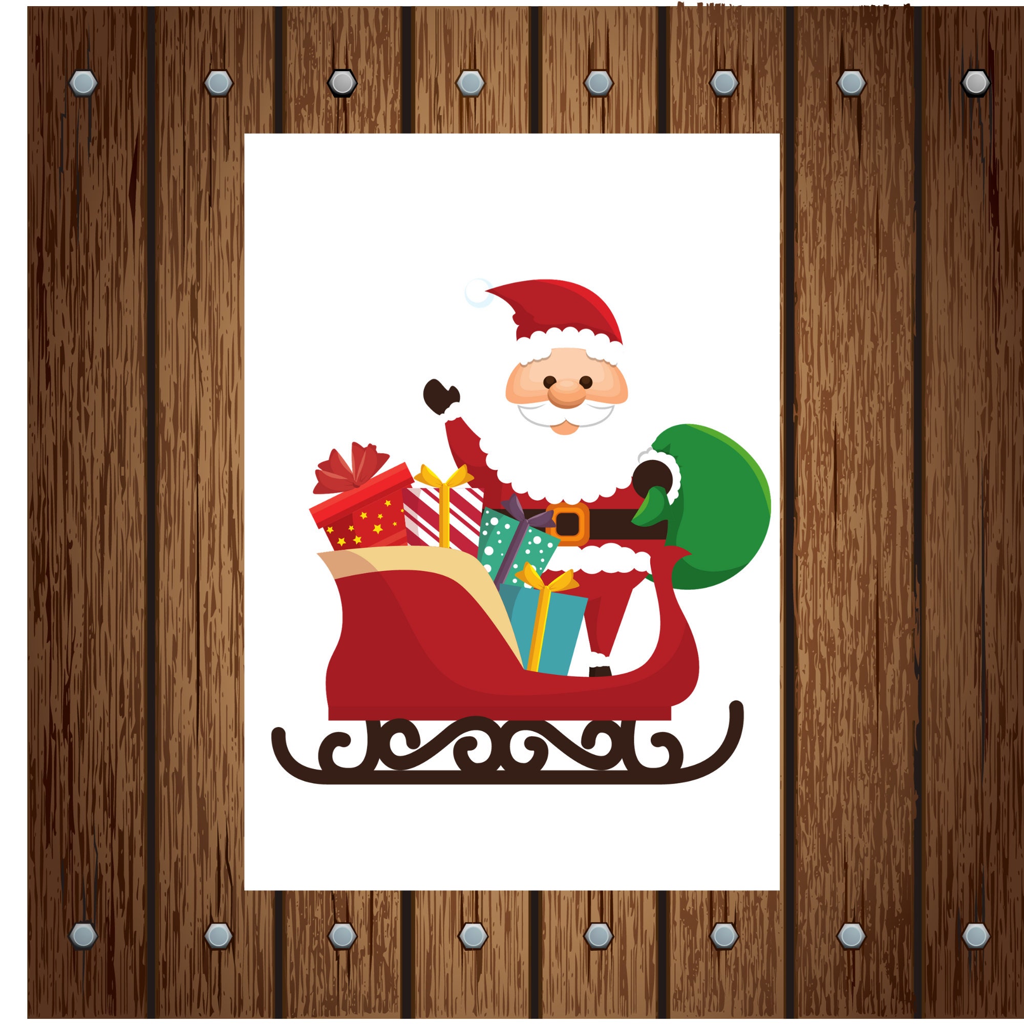 Santa Claus Clip Art, Christmas Design, Christmas Art, Santa Printable ...