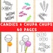 Food Coloring Pages, Coloring Candies, Chupa Chups, Coloring Pages ...