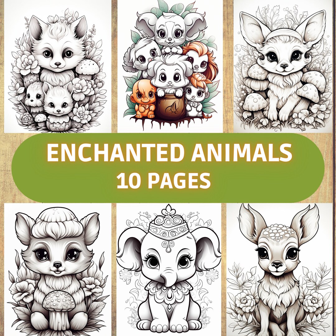 Animals Coloring Pages, Enchanted , Fantastic Coloring, Coloring Pages ...