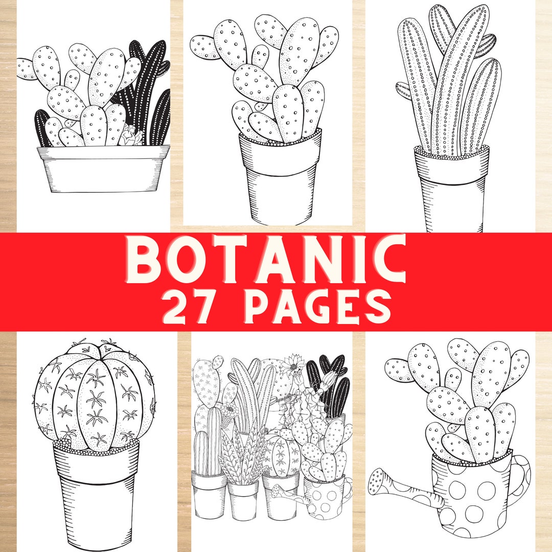 Botanical Coloring Pages, Coloring Pages, Botanical, Nature Coloring ...