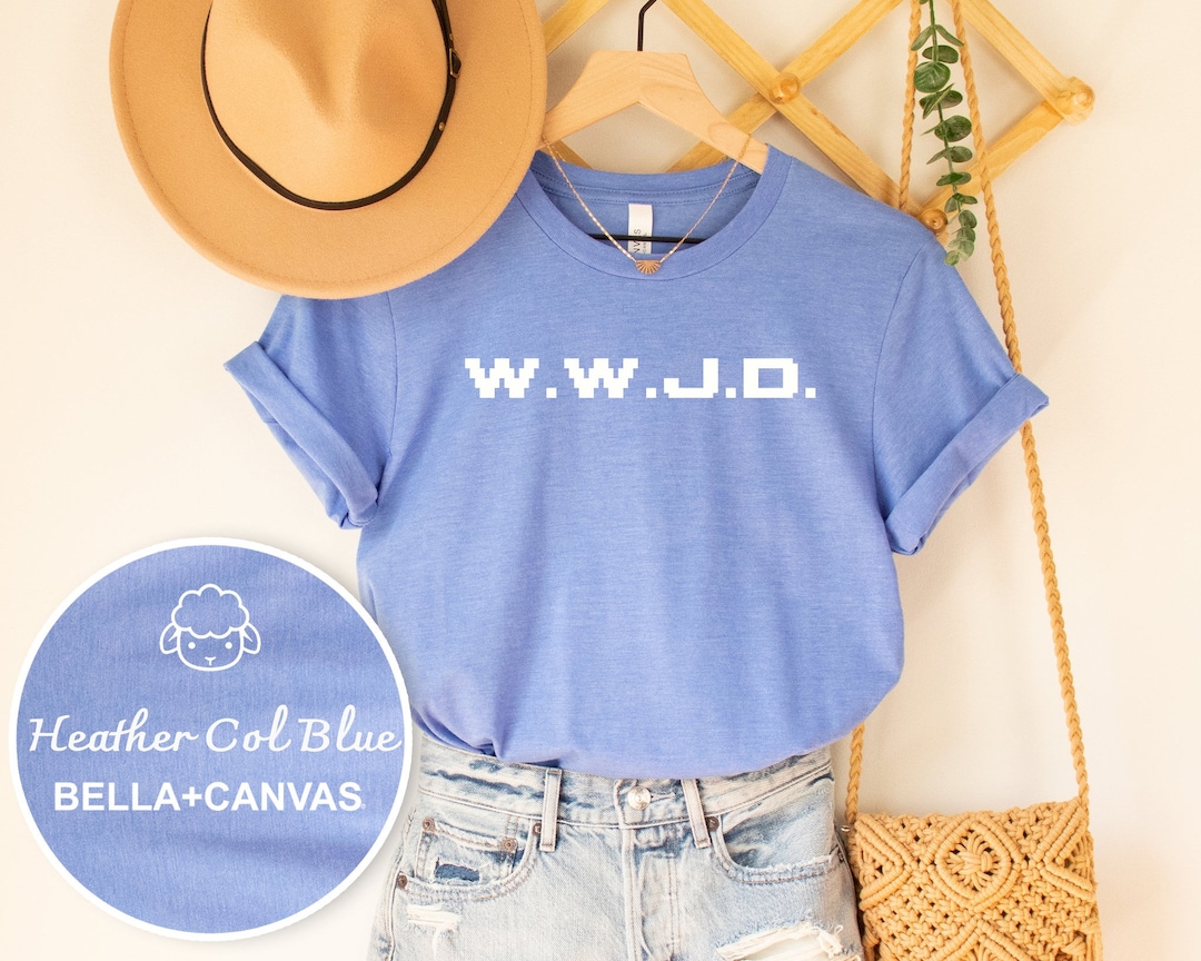 W.W.J.D. Tshirt, Wwjd Tee, What Would Jesus Do, Faith Shirt, Christian ...