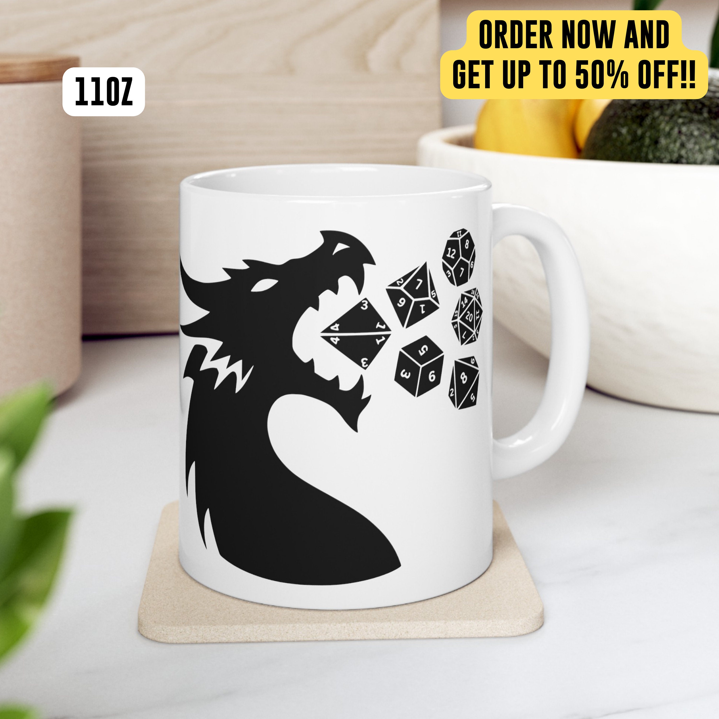 Dungeons and Dragons Coffee Mug, Vintage Dnd Mug, DM Mug Fantasy TTRPG ...