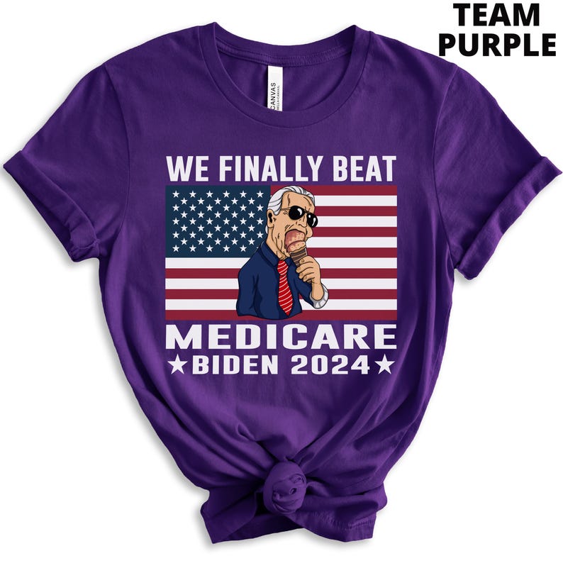 We Finally Beat Medicare, Funny Joe Biden Shirt, Joe Biden 2024 Shirt ...