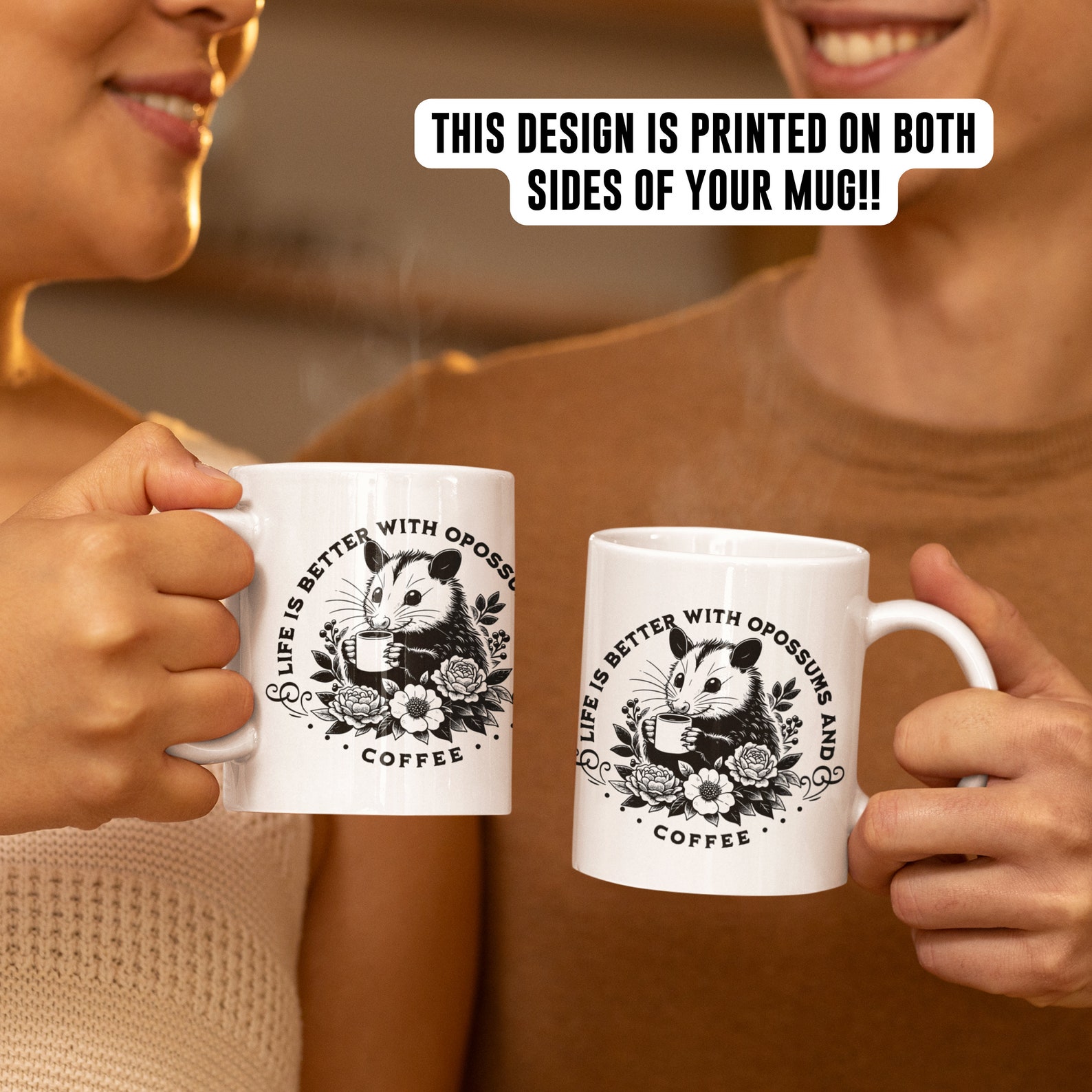 Opossum Coffee Mug, Coffee Lovers Mug, Opossum Lover, Cute Coffee Mugs ...