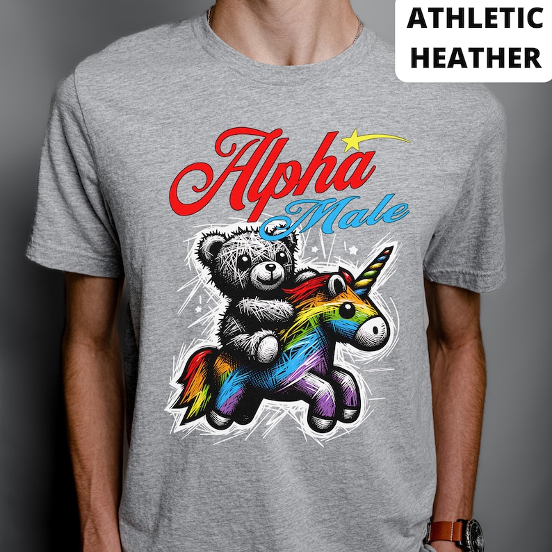 Alpha Male Shirt, Funny Unhinged Shirts, Ironic Sarcastic, Cringe Out ...