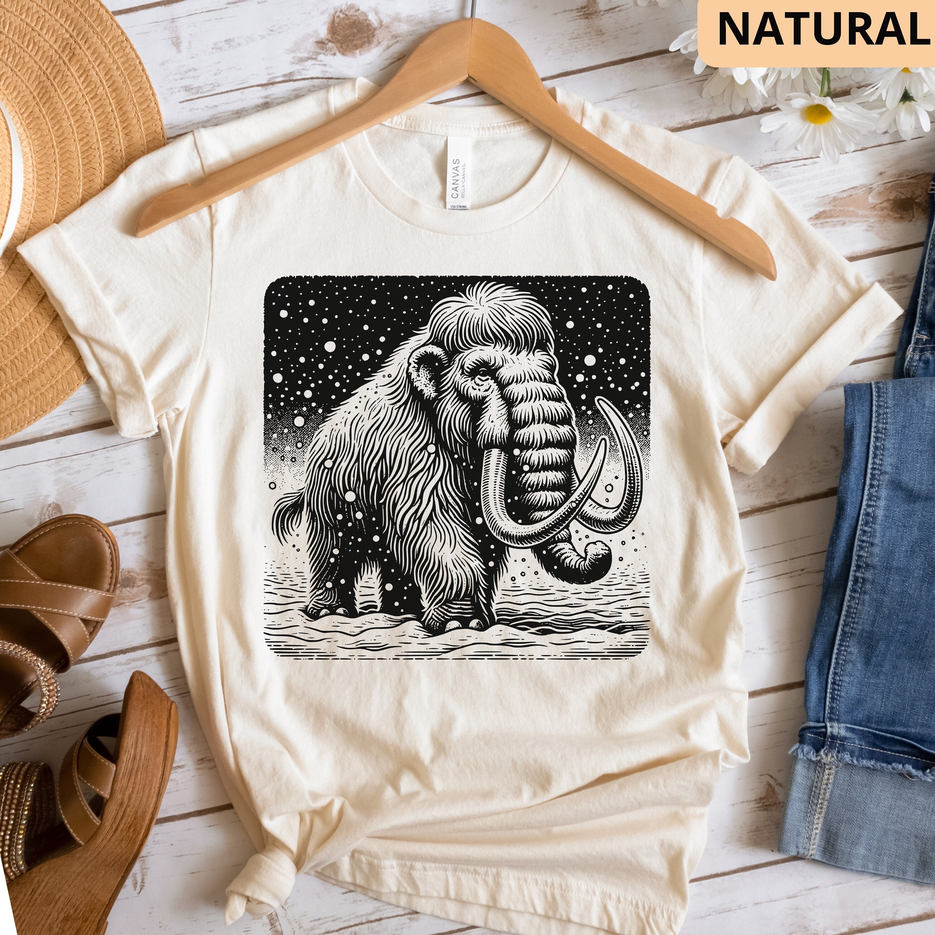 Woolly Mammoths Shirt, Ice Age Woolly Mammoths, Woolly Mammoth Graphic ...