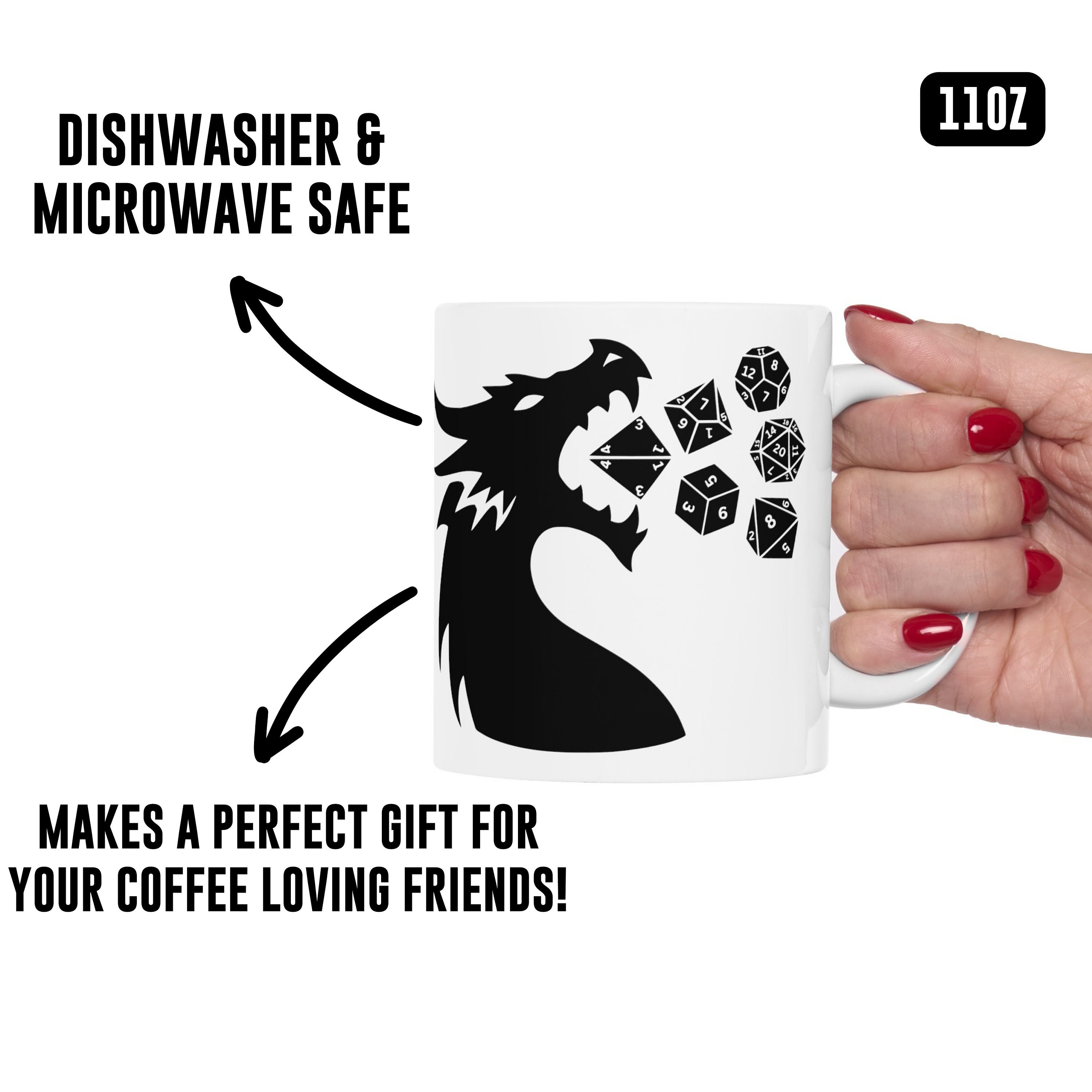 Dungeons and Dragons Coffee Mug, Vintage Dnd Mug, DM Mug Fantasy TTRPG ...