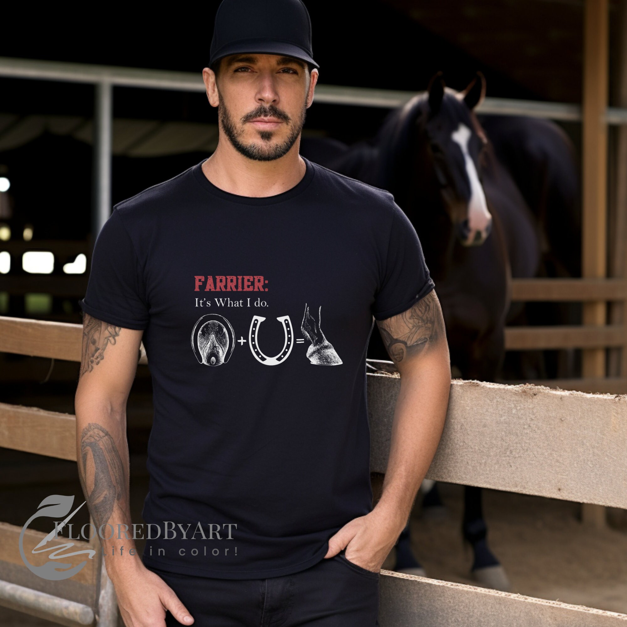 Farrier T-shirt, Farrier: Its What I Do, Horseshoer Tee, Professional ...