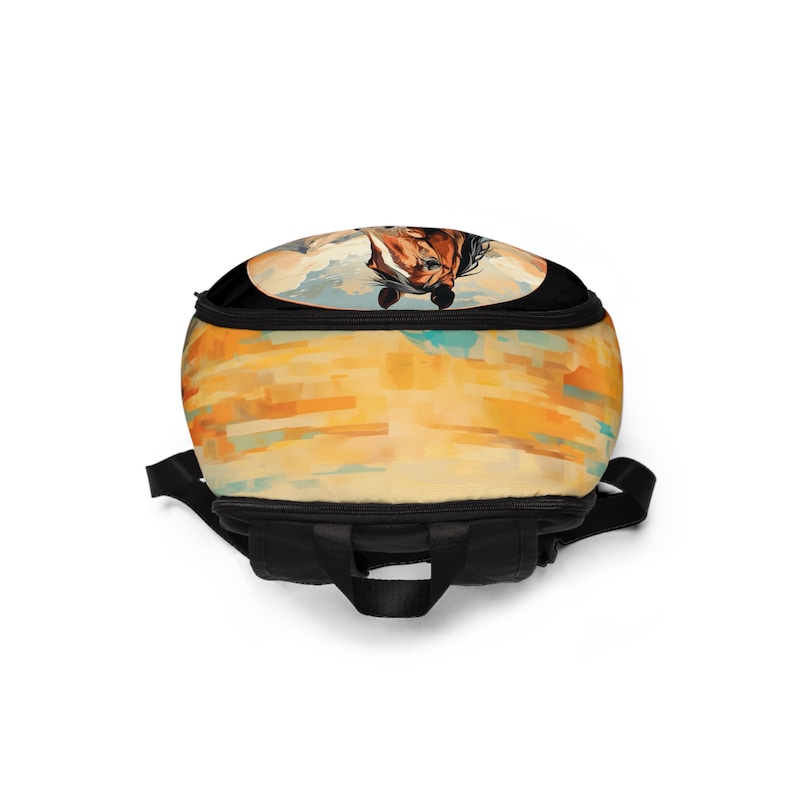 Personalized Mustang Horse Backpack Fashionable Unisex - Etsy