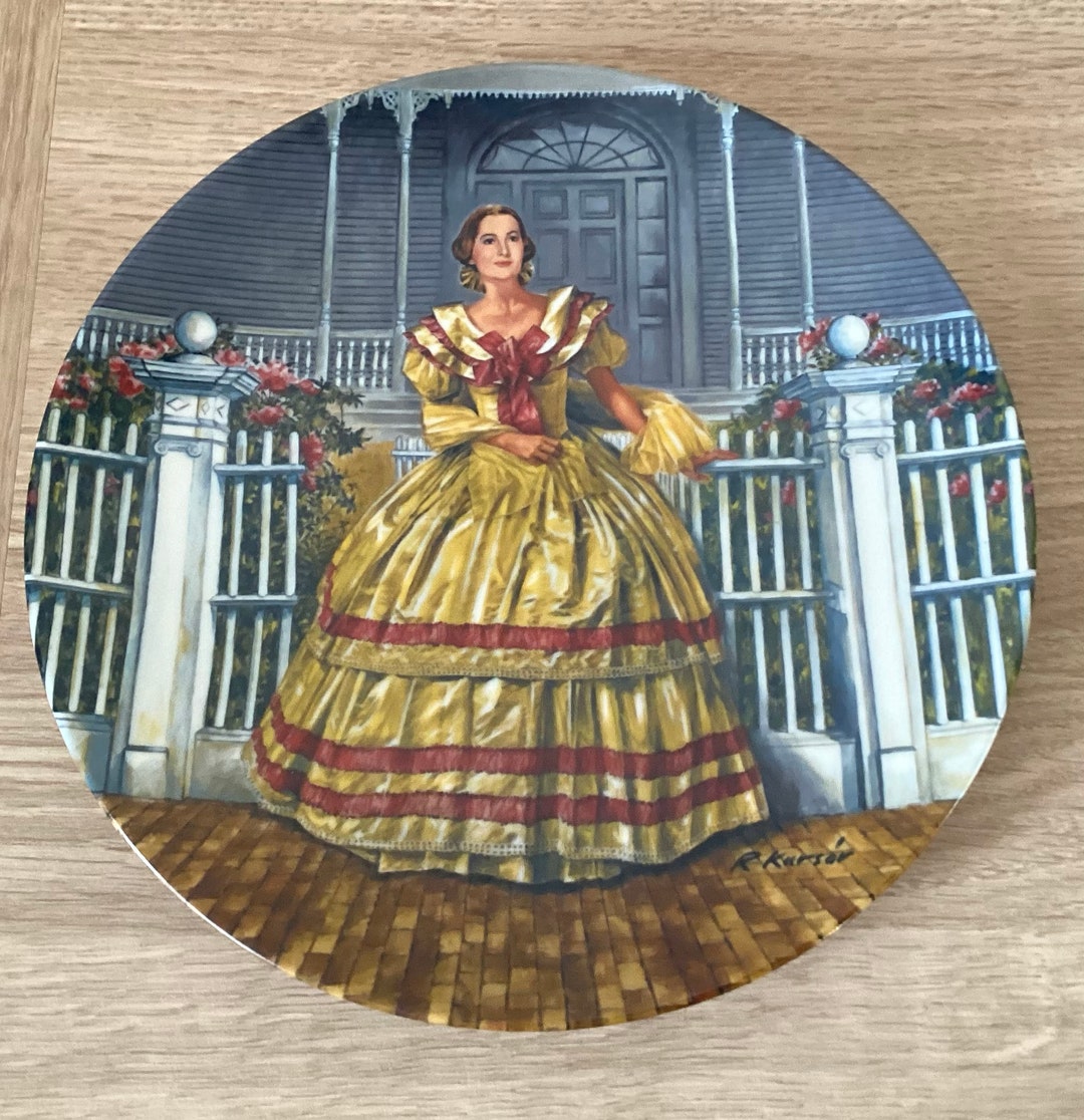 Edwin M. Knowles melanie Collector Plate - Etsy