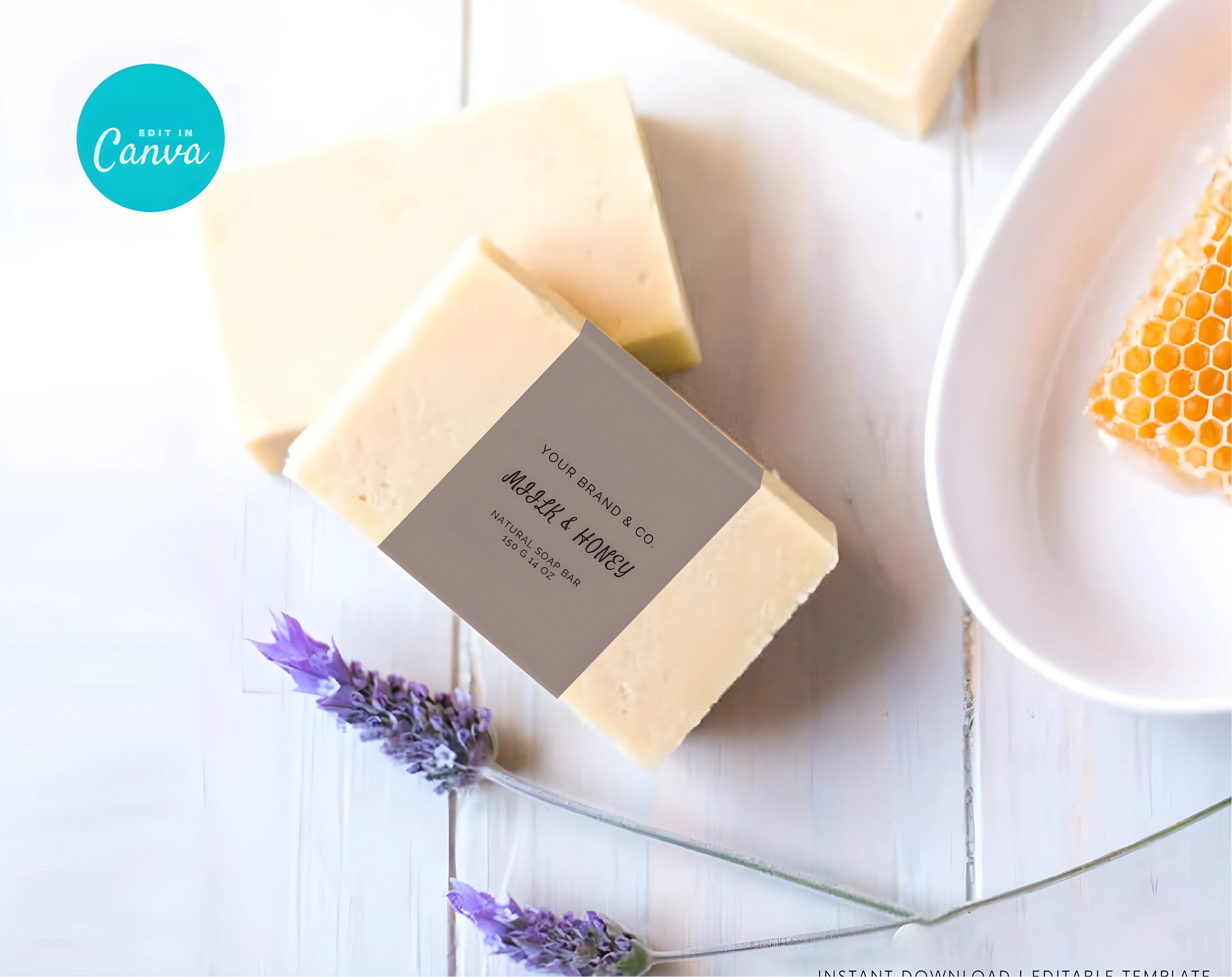 Printable Wrap Whipped Soap Label Design,product Label, Handmade Soap ...