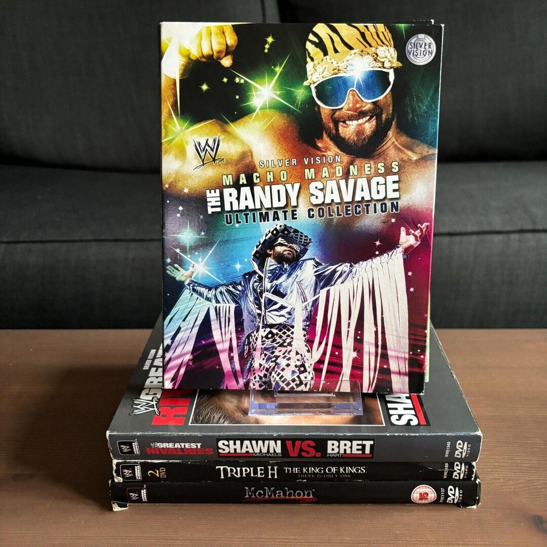 WWE R2 DVD Bundle PAL Macho Madness, Savage Shawn Vs Bret, Triple H ...