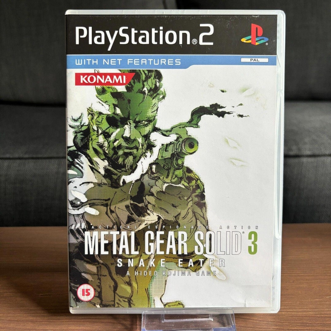 Metal Gear Solid 3 Snake Eater 2004 PAL near Mint Complete disc Perfect ...