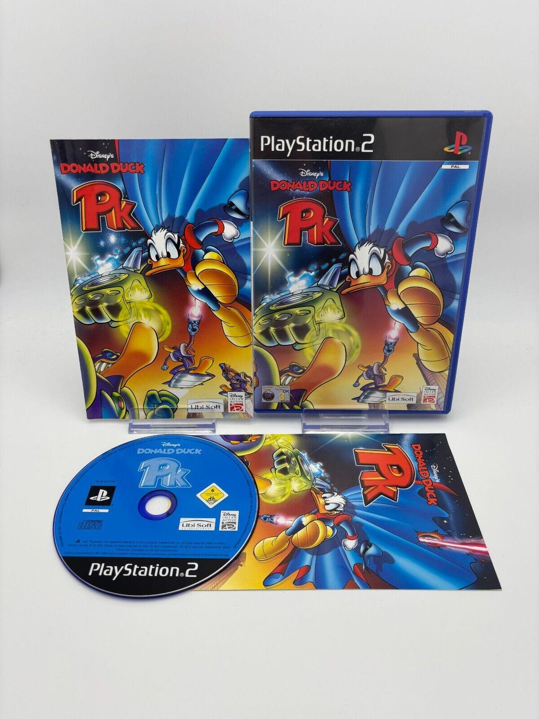 Disney's Donald Duck PK (PAL Sony PS2, 2002) *near Mint* *disc Perfect ...