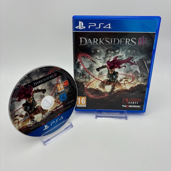 Darksiders III 3 PAL Sony PS4 2018 Pro Enhanced disc Perfect Etsy