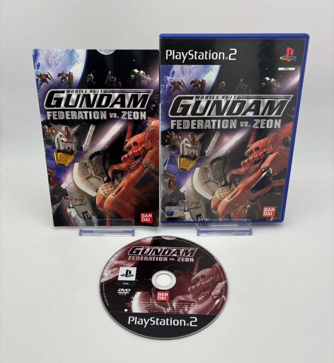 Mobile Suit Gundam: Federation Vs. Zeon (PAL Sony PS2, 2002) *disc ...
