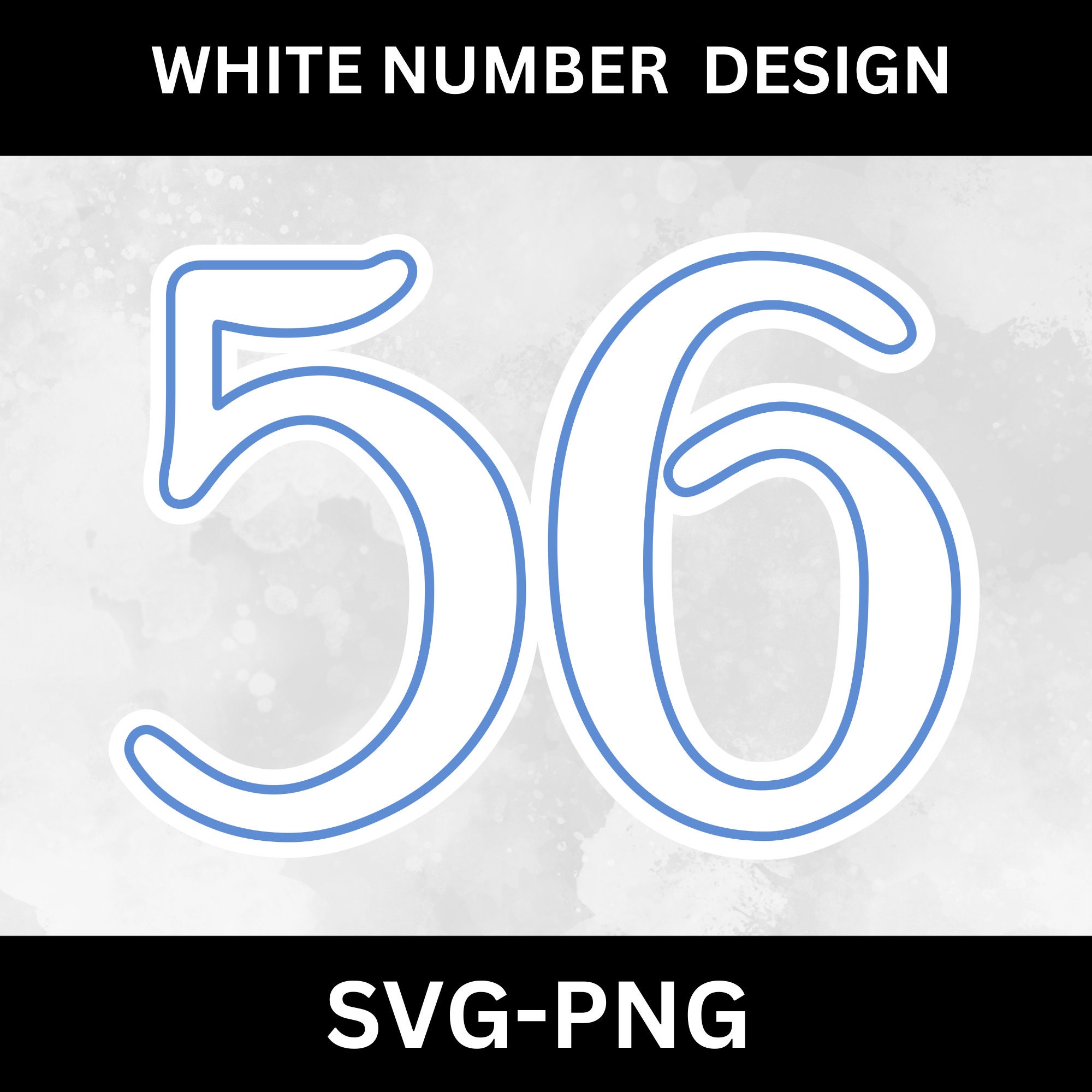 White Number Clipart Number SVG File PNG Number 0-9 Clipart Number ...