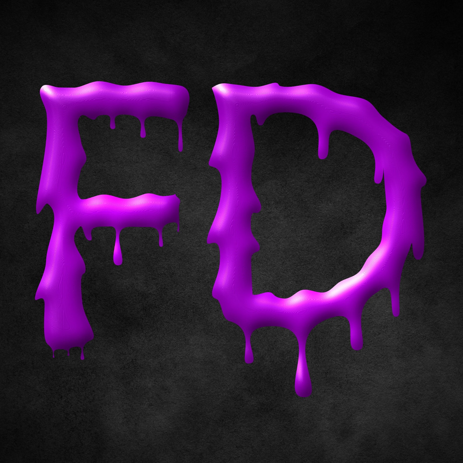Oil Paint Dropping Purple Alphabet PNG Digital Files Alphabet - Etsy