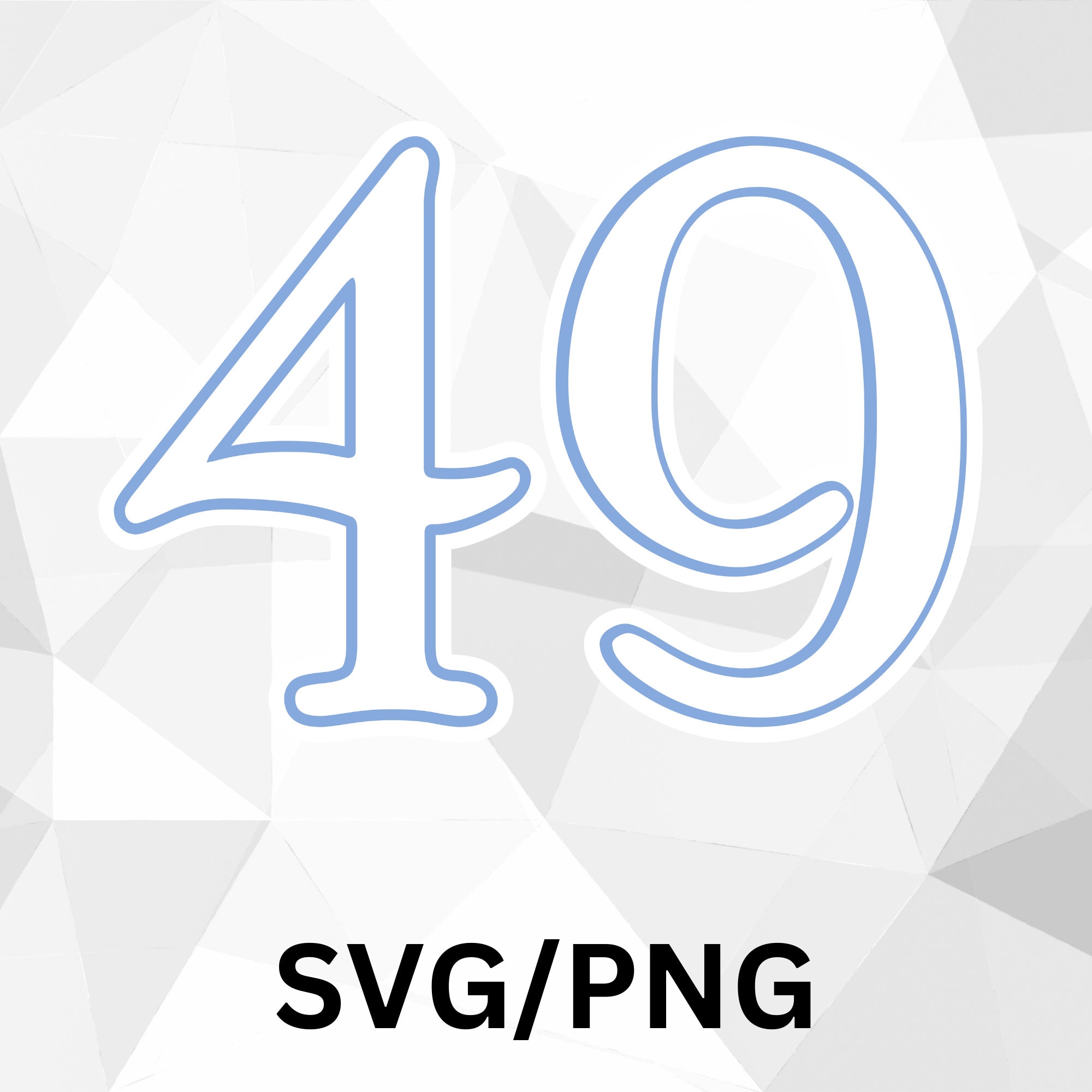 White Number Clipart Number SVG File PNG Number 0-9 Clipart - Etsy UK