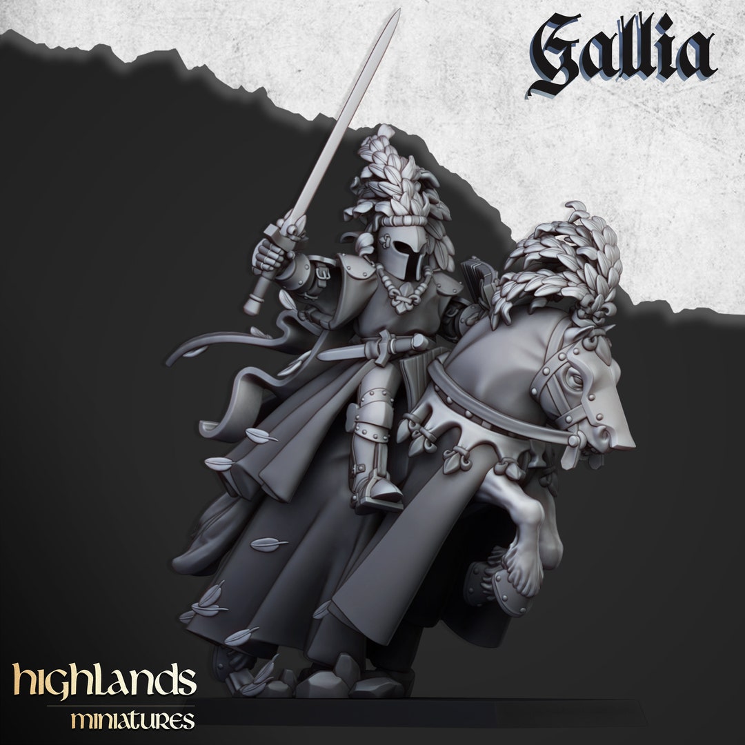 Highlands Miniatures - the Green Knight - Fantasy Battles - Etsy
