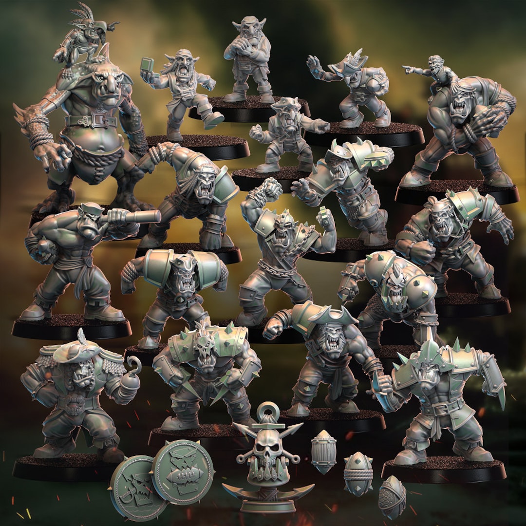 Punga Baorcudas Orc Fantasy Football Team - Etsy