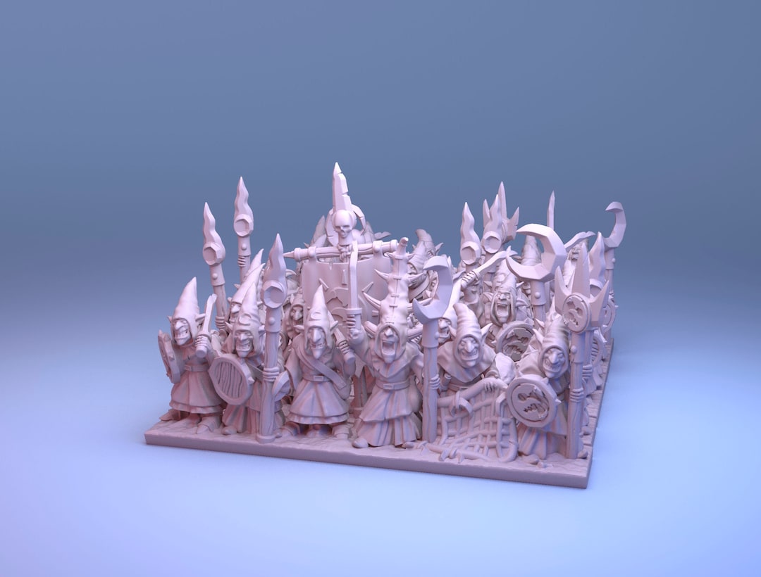 10mm Fantasy Battle Night Goblin Army by Greenskin Miniatures - Etsy