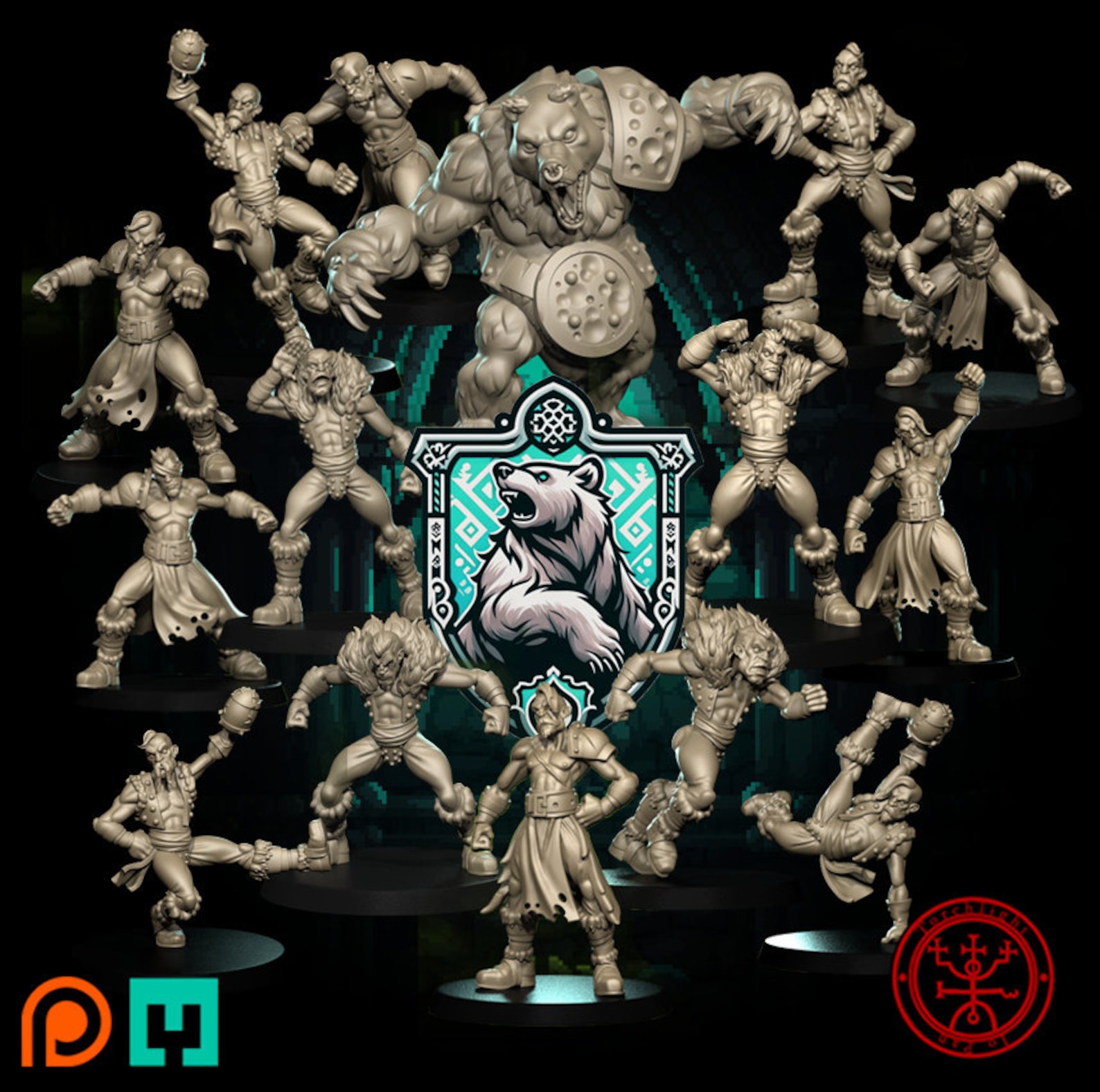 Torchlight "the Imperial Circus" Kislev Fantasy Football Team - Etsy