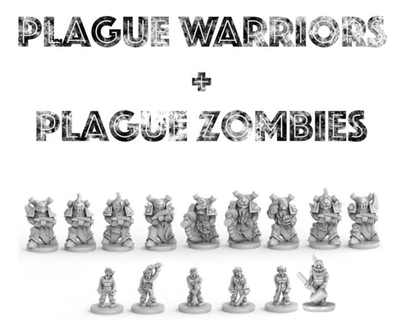 Epic Scale 6mm Sci-fi Plague Warrior Army by Ankylo Miniatures - Etsy