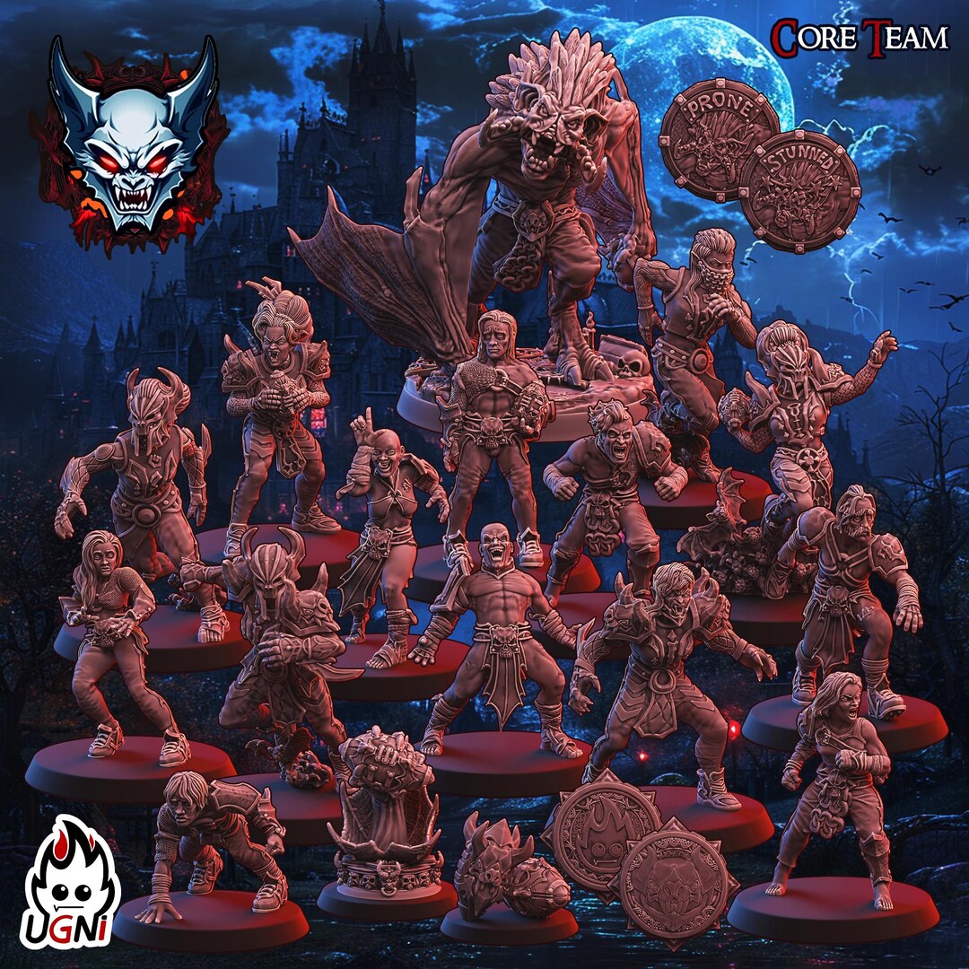 Ugni Vampire Fantasy Football Team - Etsy