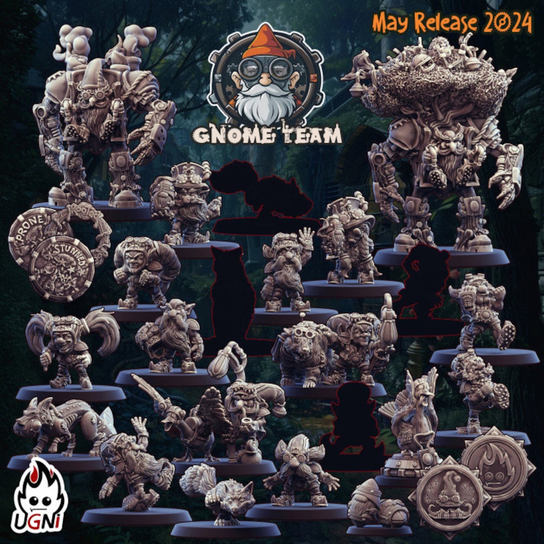 Ugni Gnome Blood Bowl Team - Etsy