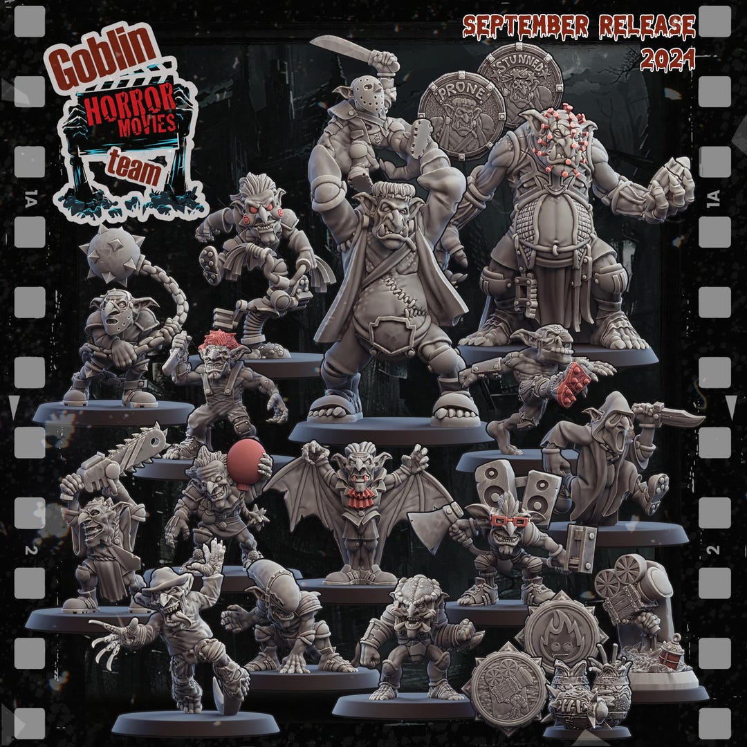 Ugni Goblin Horror Movie Fantasy Football Team - Etsy