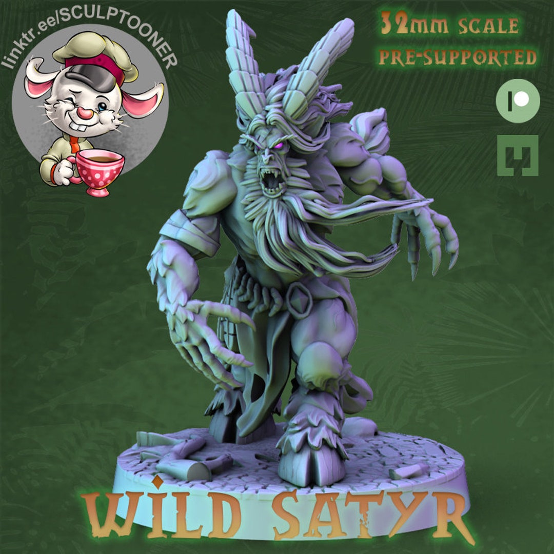 Sculptooner Warcraft Thematic Wild Satyr - Etsy