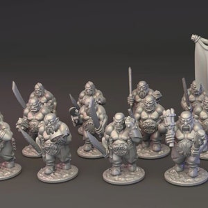 10mm Fantasy Battle Ogre Kingdom Army by Greenskin Miniatures - Etsy