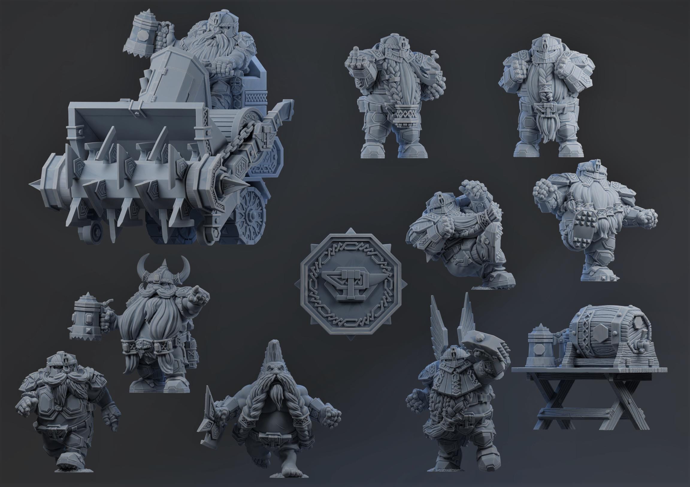 Brutefun Dwarf Fantasy Football Team - Etsy
