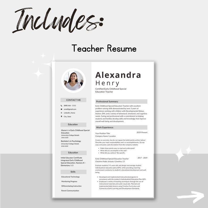 Neutral Teacher Portfolio, Teacher Portfolio Template, Educational ...