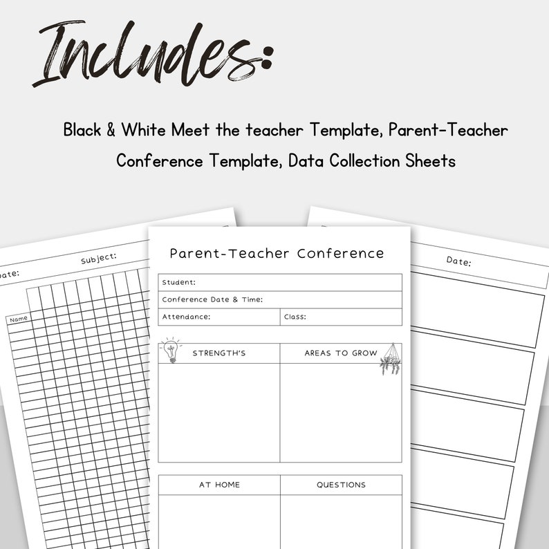 Neutral Teacher Portfolio, Teacher Portfolio Template, Educational ...