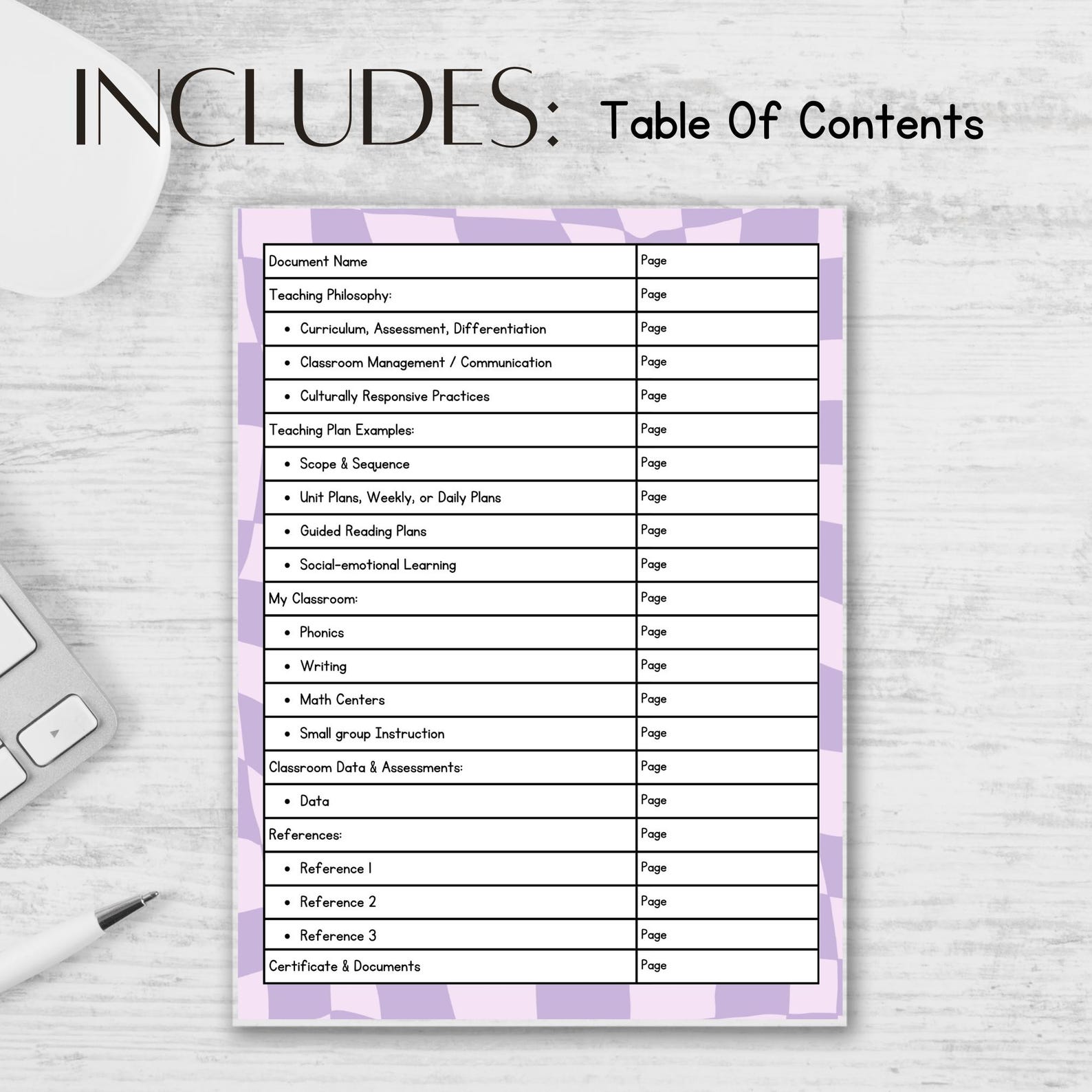 Vintage-inspired Teacher Portfolio Template: Educational Resume ...