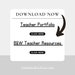 Neutral Teacher Portfolio, Teacher Portfolio Template, Educational ...