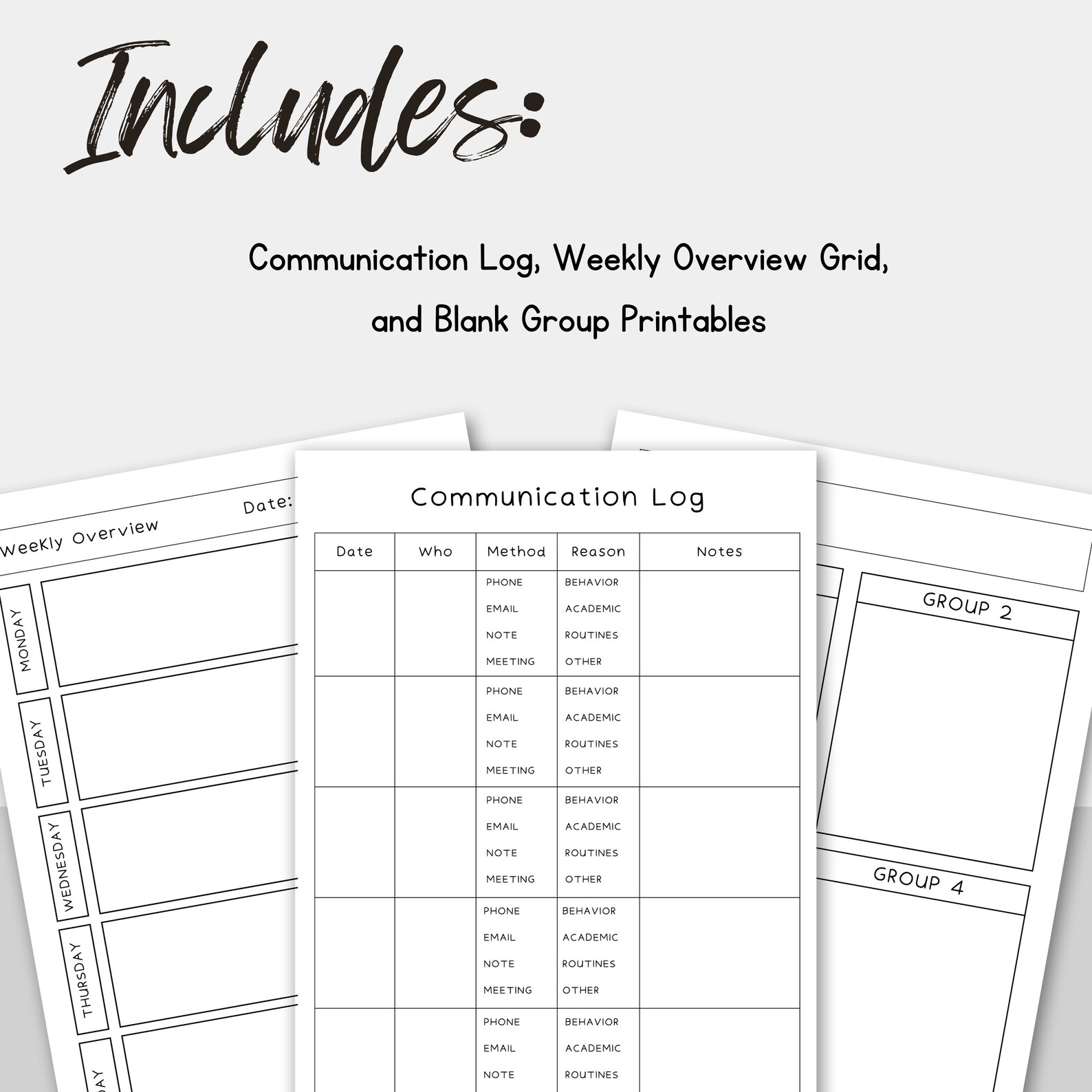 Neutral Teacher Portfolio, Teacher Portfolio Template, Educational ...