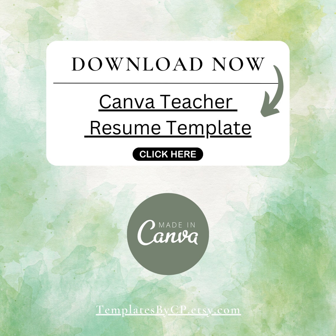 Teacher Resume Template CV Resume Template Creative Teacher - Etsy