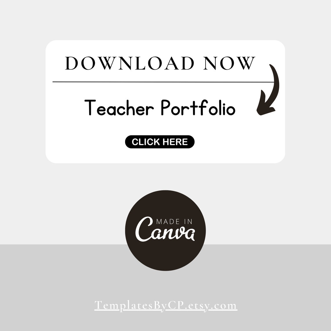 Neutral Teacher Portfolio, Teacher Portfolio Template, Educational ...