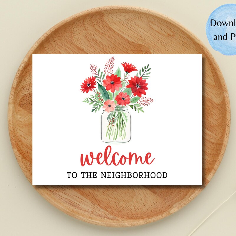 Welcome to the Neighborhood Cards - Etsy