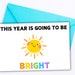 Bright School Year Printable Greeting Card, First Day of School Card ...