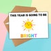 Bright School Year Printable Greeting Card, First Day of School Card ...