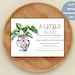 Grandmillenial Hello Neighbor Introduction Card, Printable Chinoiserie ...