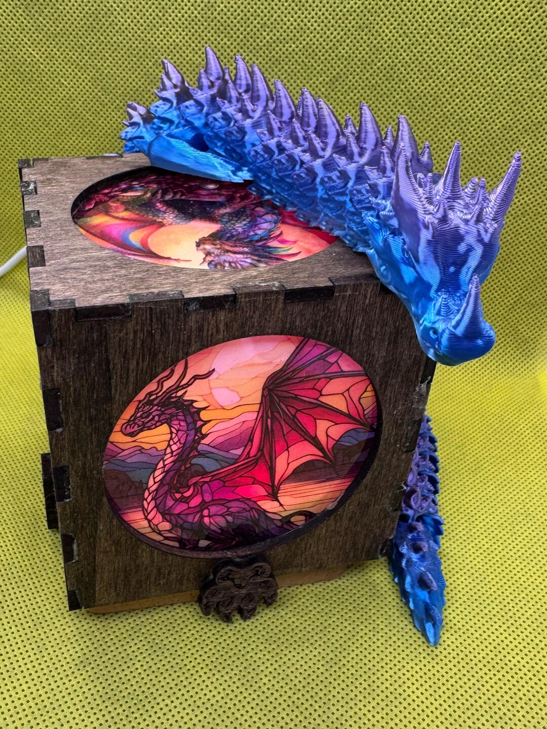 Dragons Roar Gift, Dragon Lovers - Remote-controlled LED Dragon Light ...