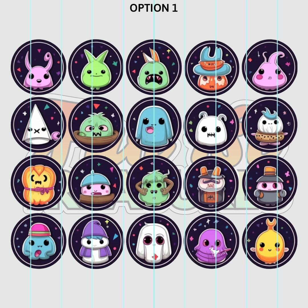 Ghoul Gala Sticker Sheet Sets - Etsy