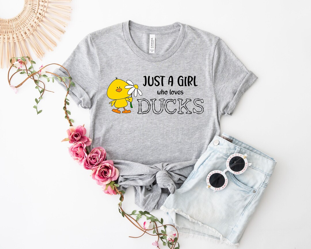 Just A Girl Who Loves Ducks Shirt, Duck Toddler Shirt, Ducks Kids ...